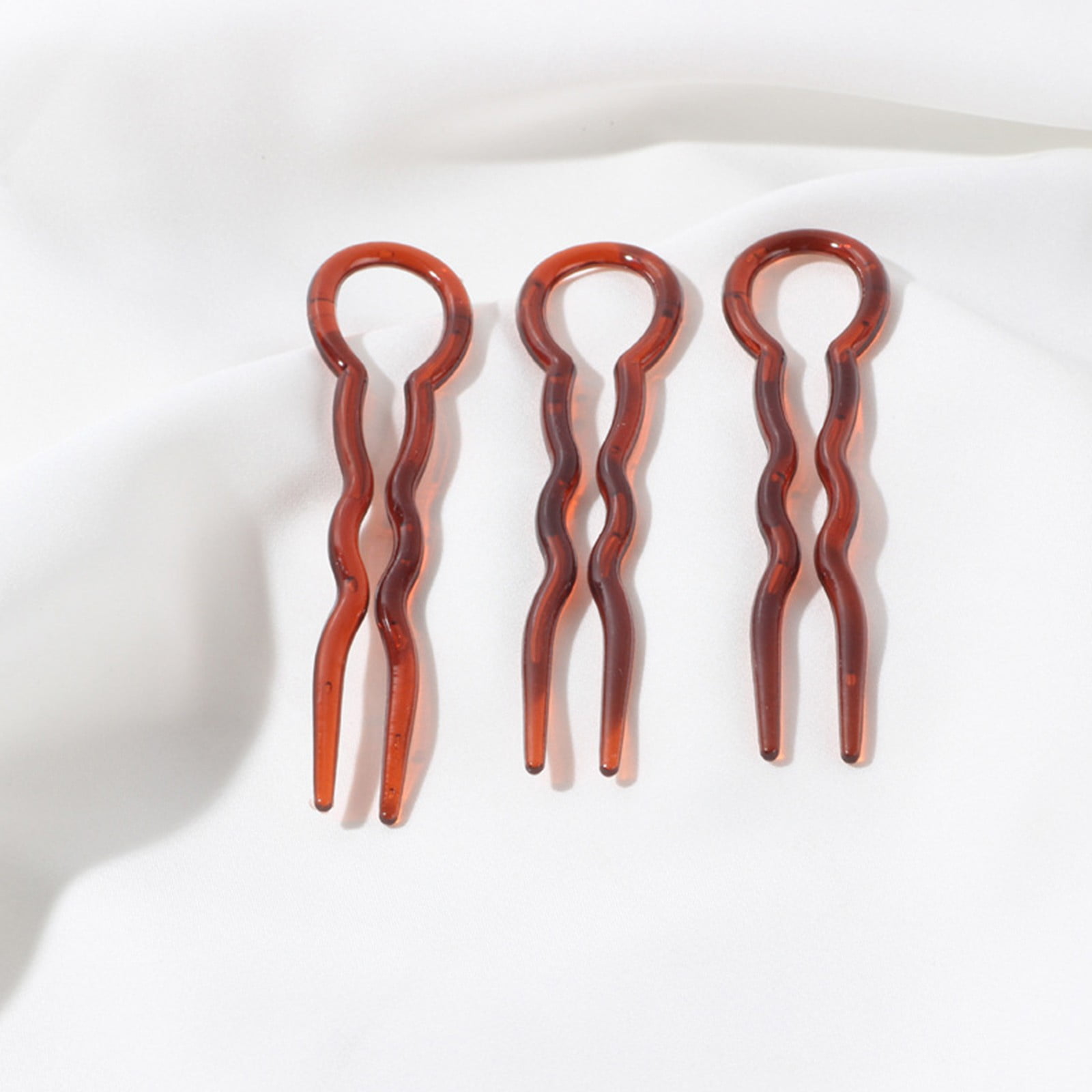 3PCS U Shaped Hair Pins for Elegant Chignons and Updos Sleek Hair ...