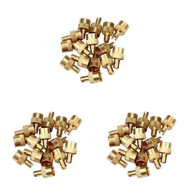 3PCS Valve Stem Caps 8Pcs Metal Slotted Head Valve Stem Caps With ...
