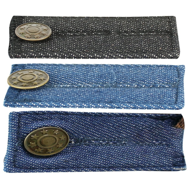 3PCS Adjustable Waistband Expanders, Jeans Pants Button Extender for ...