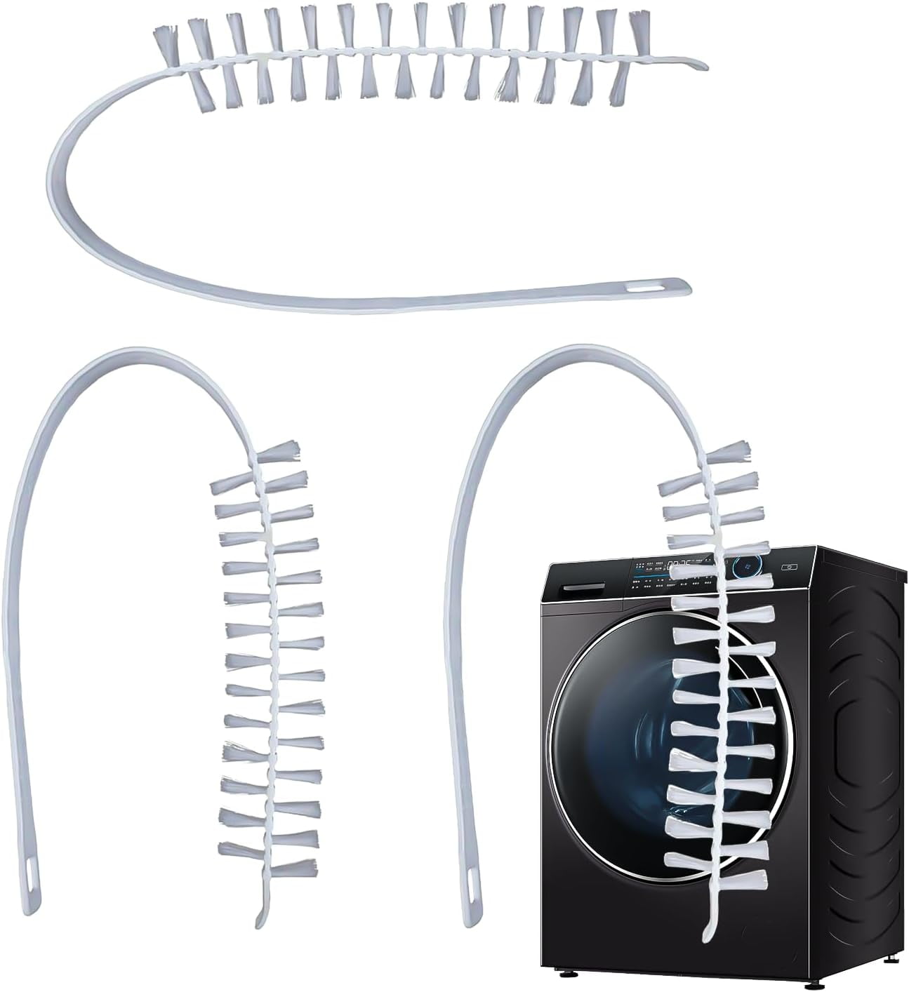 3PCS Washing Machine Brush, Rolling Washing Machine Cleaning Brush ...