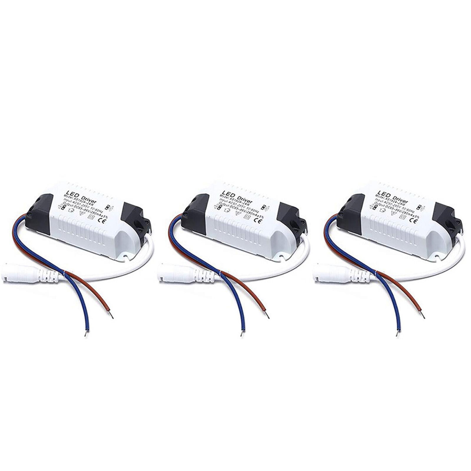 3PCS Weatherproof LED Driver for Ceiling Light, Floodlight18-24W, AC 90 ...