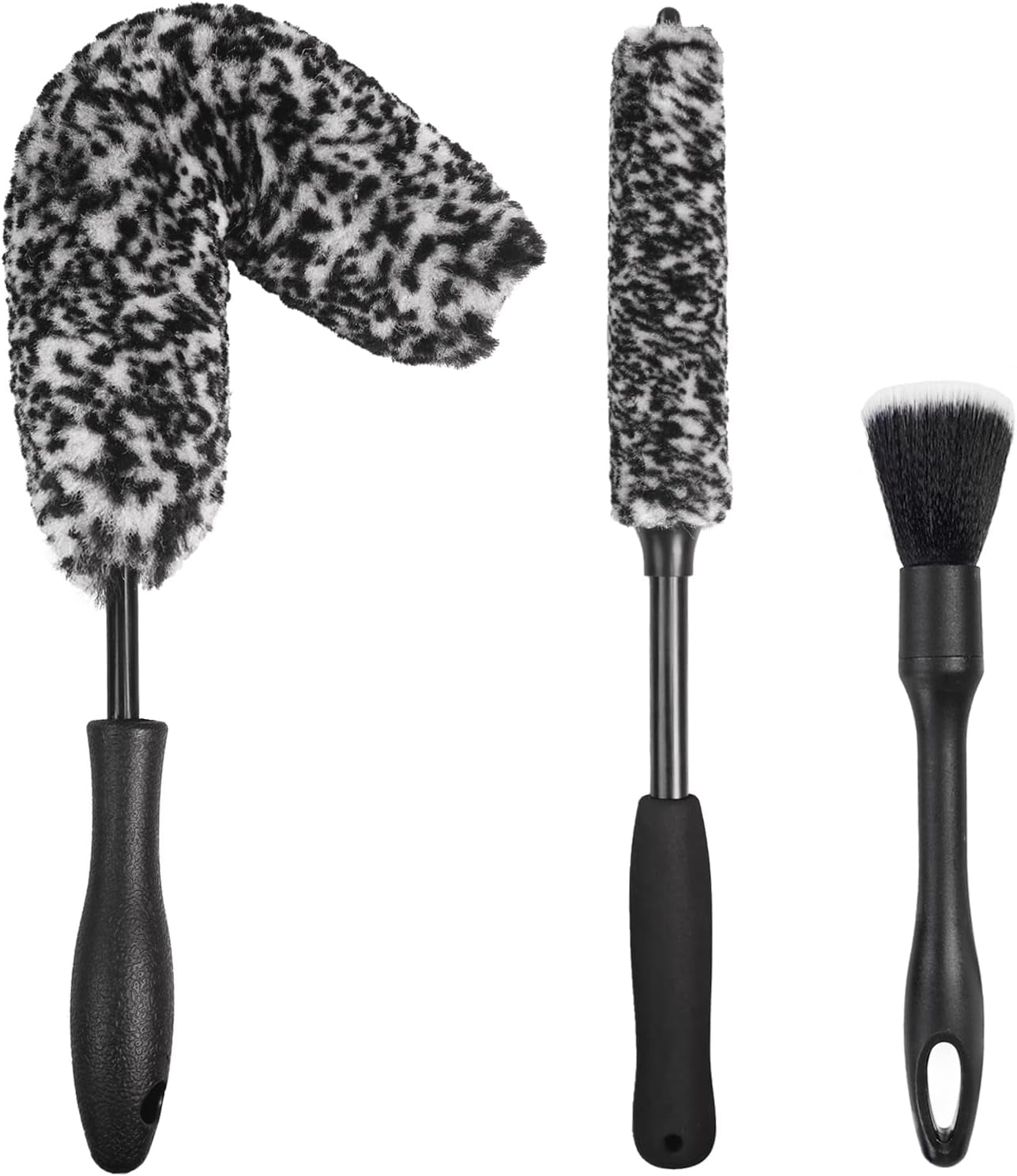 3PCS Wheel Brush Kit for Cleaning and Tire, Rim Brush, Car Detailing ...