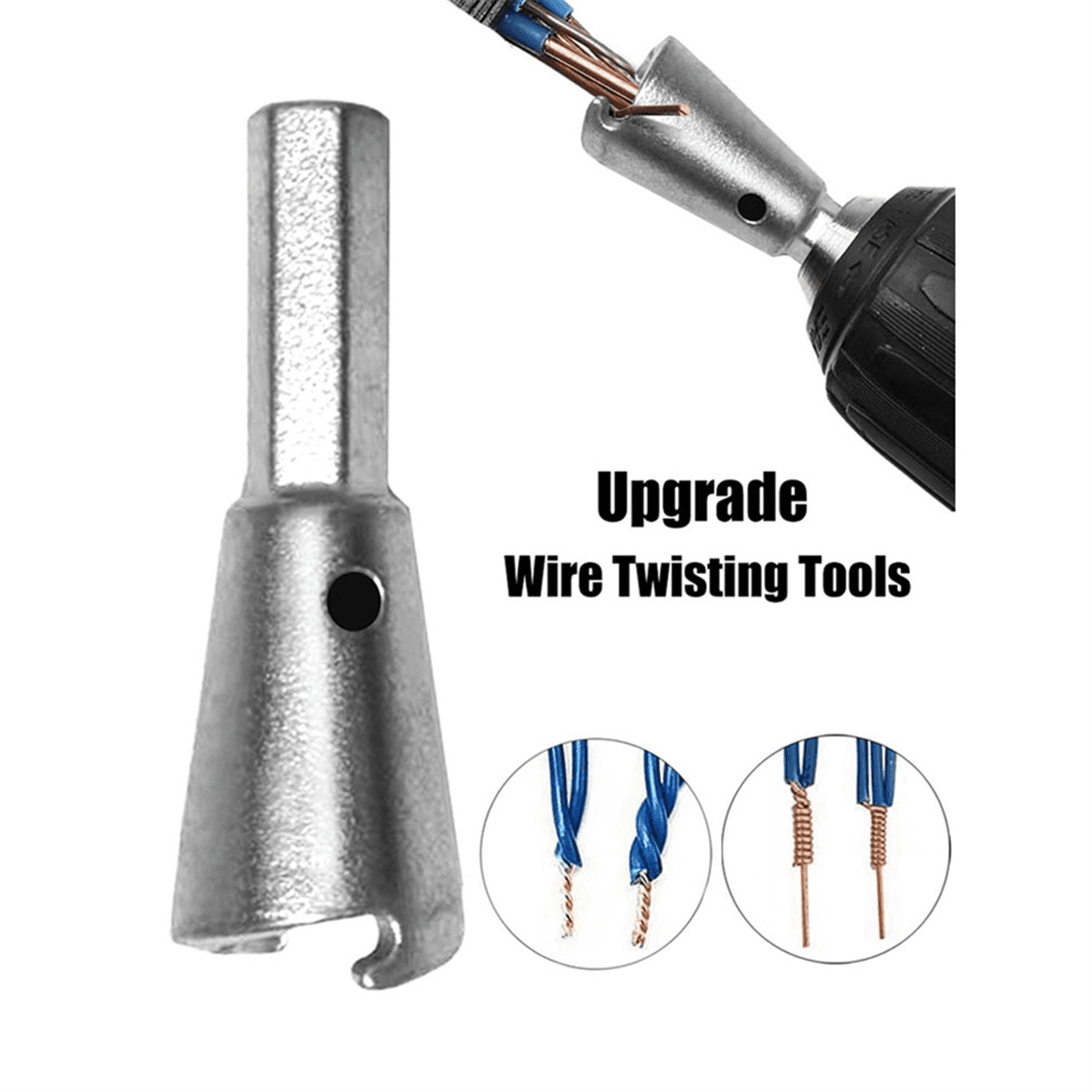 3PCS Wire Twisting Tools Hex Handle Electrician Quickly Twister 1.5-6 ...