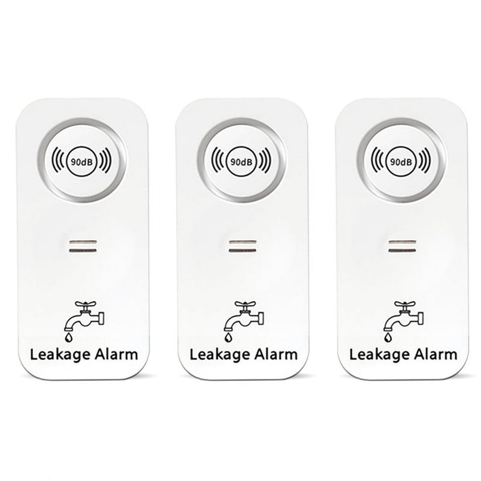 3PCS Wireless Water Sensor Water Leakage Detector 90db High Pitch Alarm ...