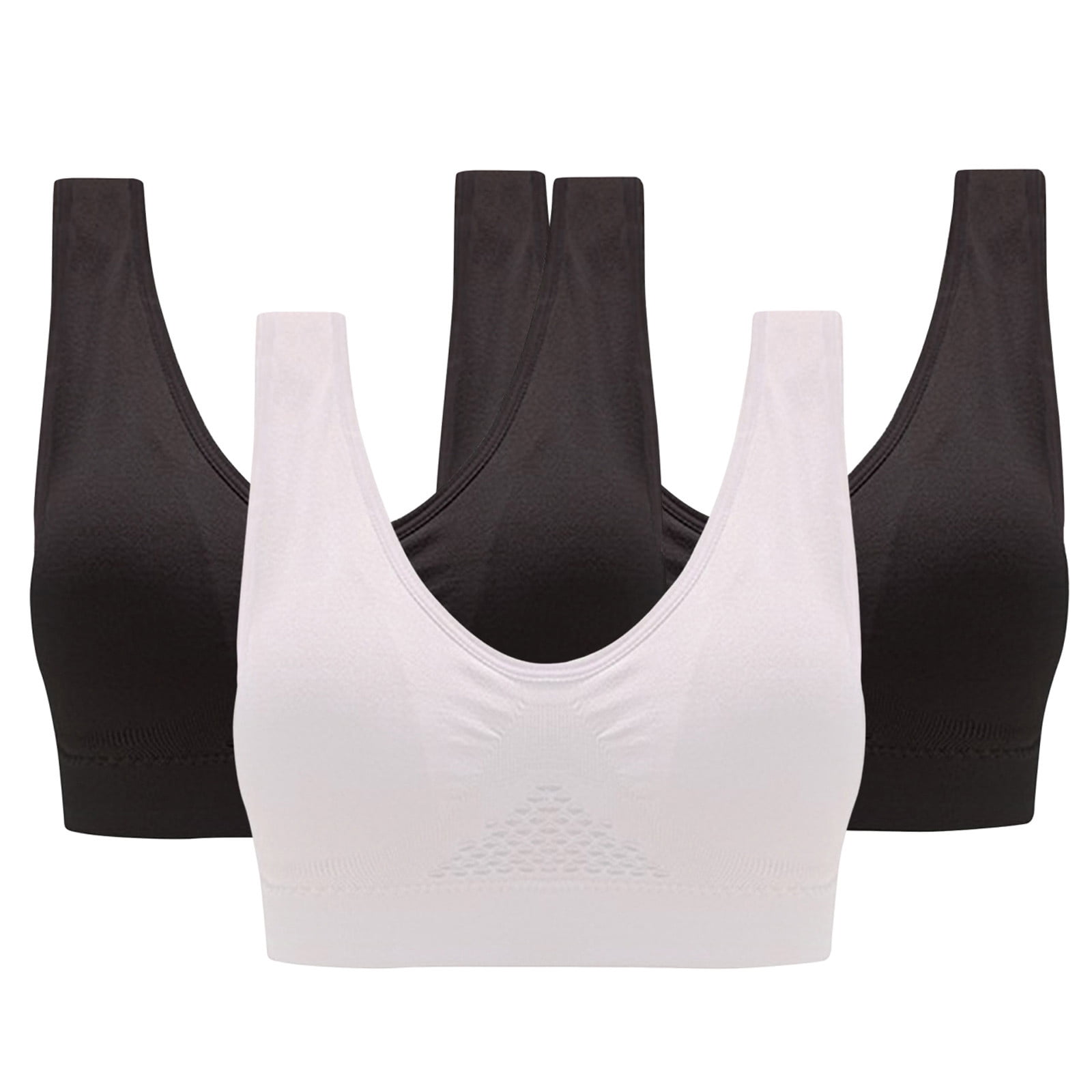 3PCS Womens Seamless Bra Woman Bras Women’s Sports Bra Clearance Womens ...