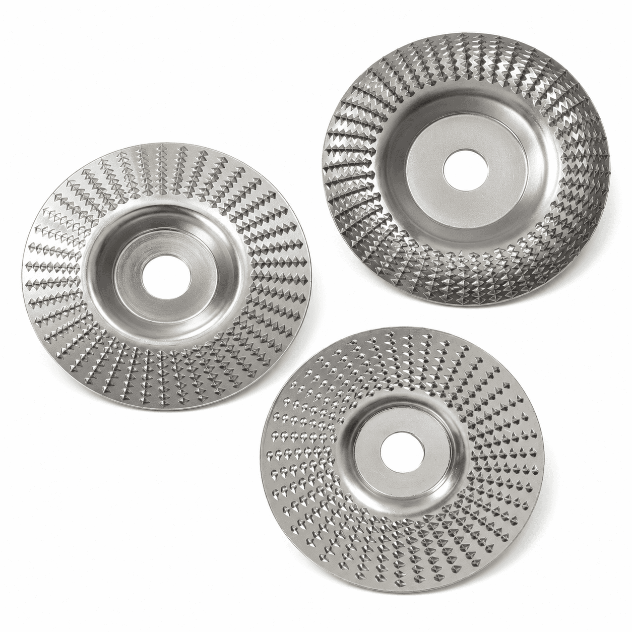 3PCS Wood Grinding Disc Set for Angle Grinder, 100mm Wood Carving Disc ...