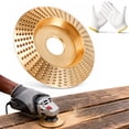 3PCS Wood Grinding Disc Set for Angle Grinder, Flat Curve Inclined ...