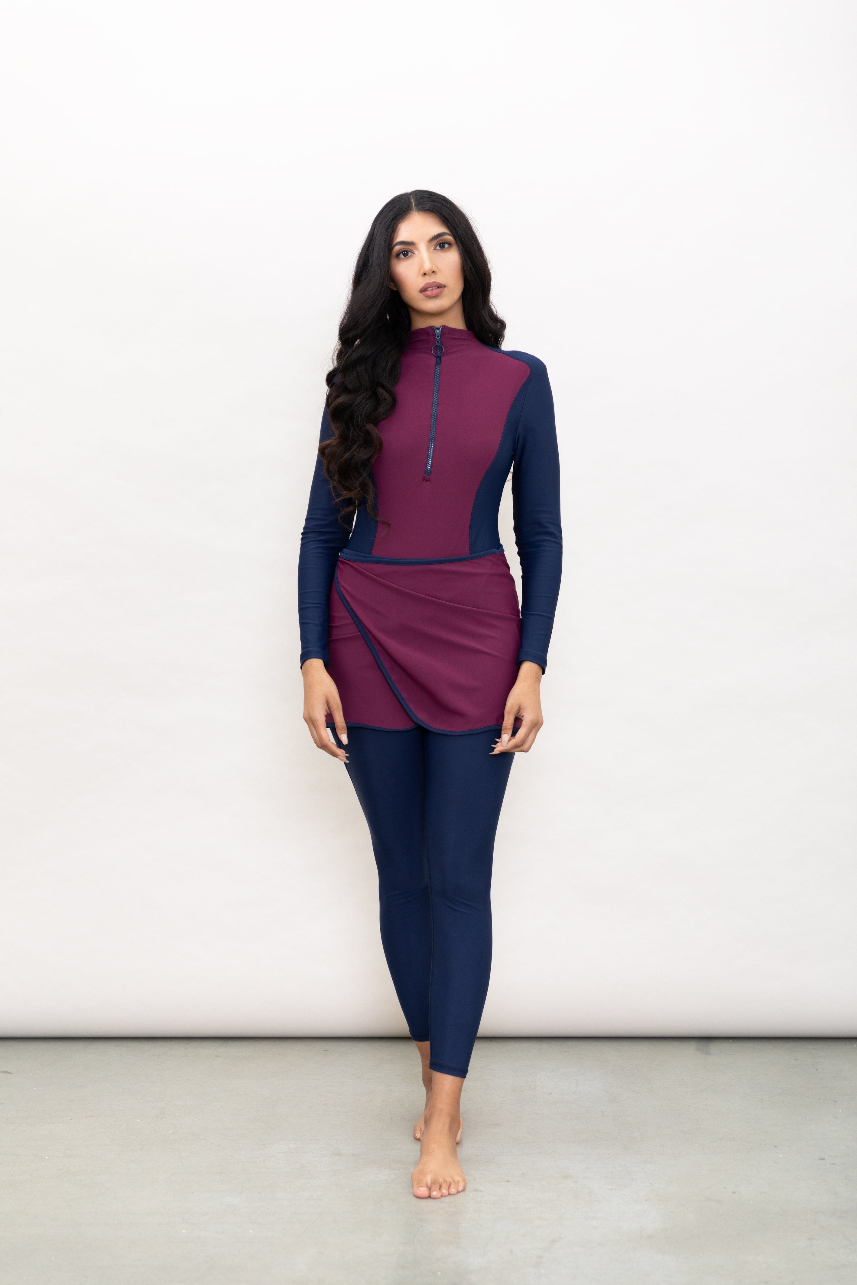 3PCS women muslim swimwear long sleeve swimsuit muslimah swimming ...