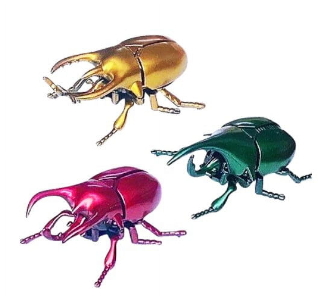 3PCs Wind-Up Beetle Creative Prankster Animated Insect Model Scarab ...