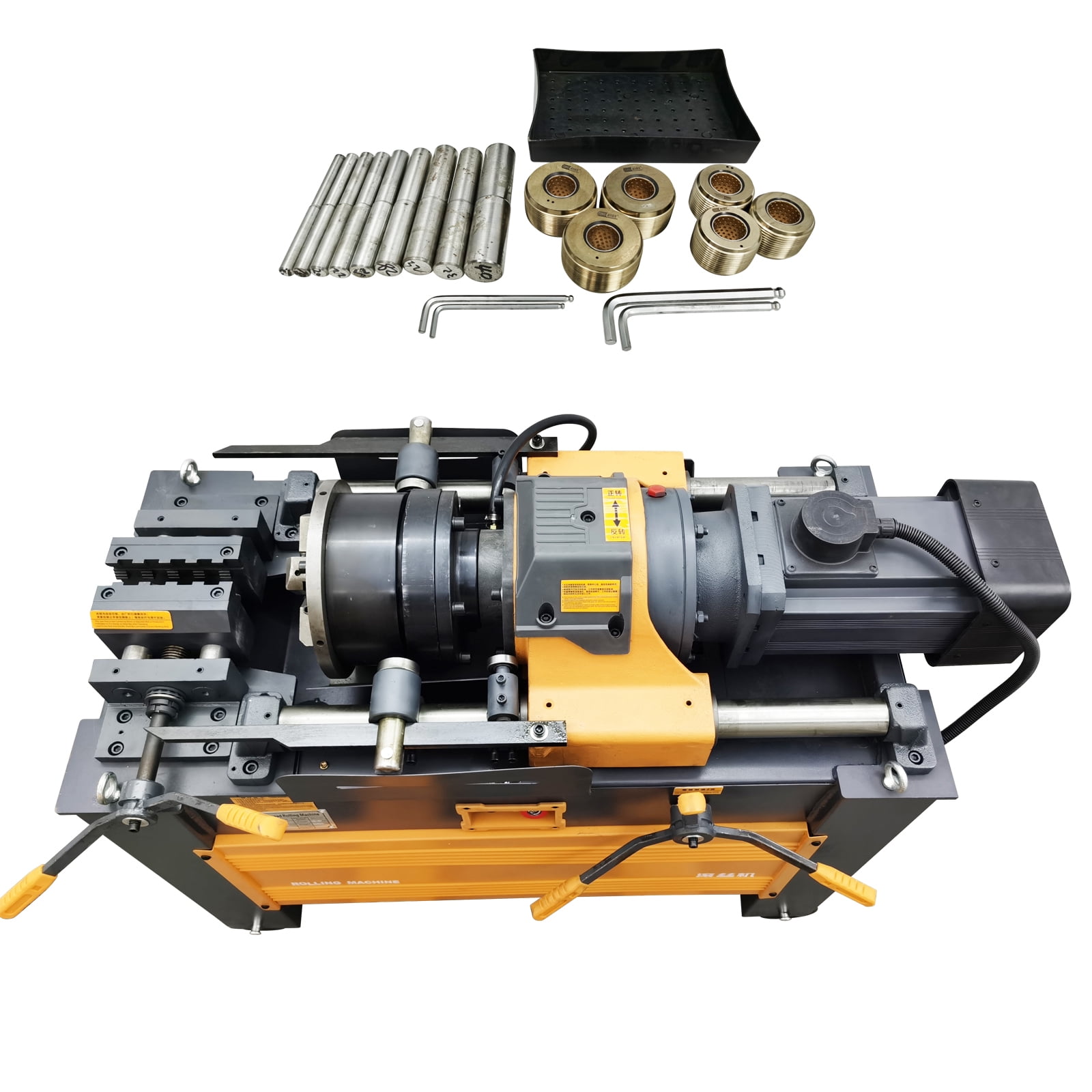 3PH 0.6"-1.6" Rolling Machine Steel Bar Straight Thread Round Steel Bar ...