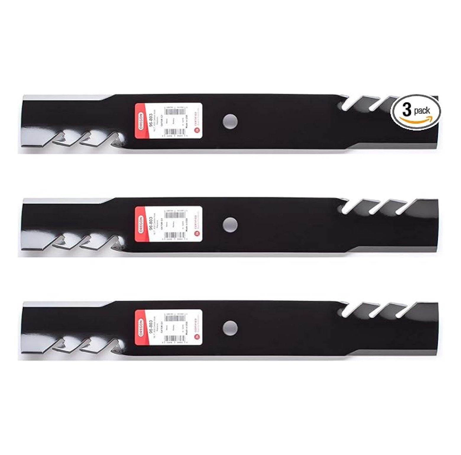 3PK 96-803 G3 Blades for 54" Toro 115-2454-03, 115-4999 - Walmart.com