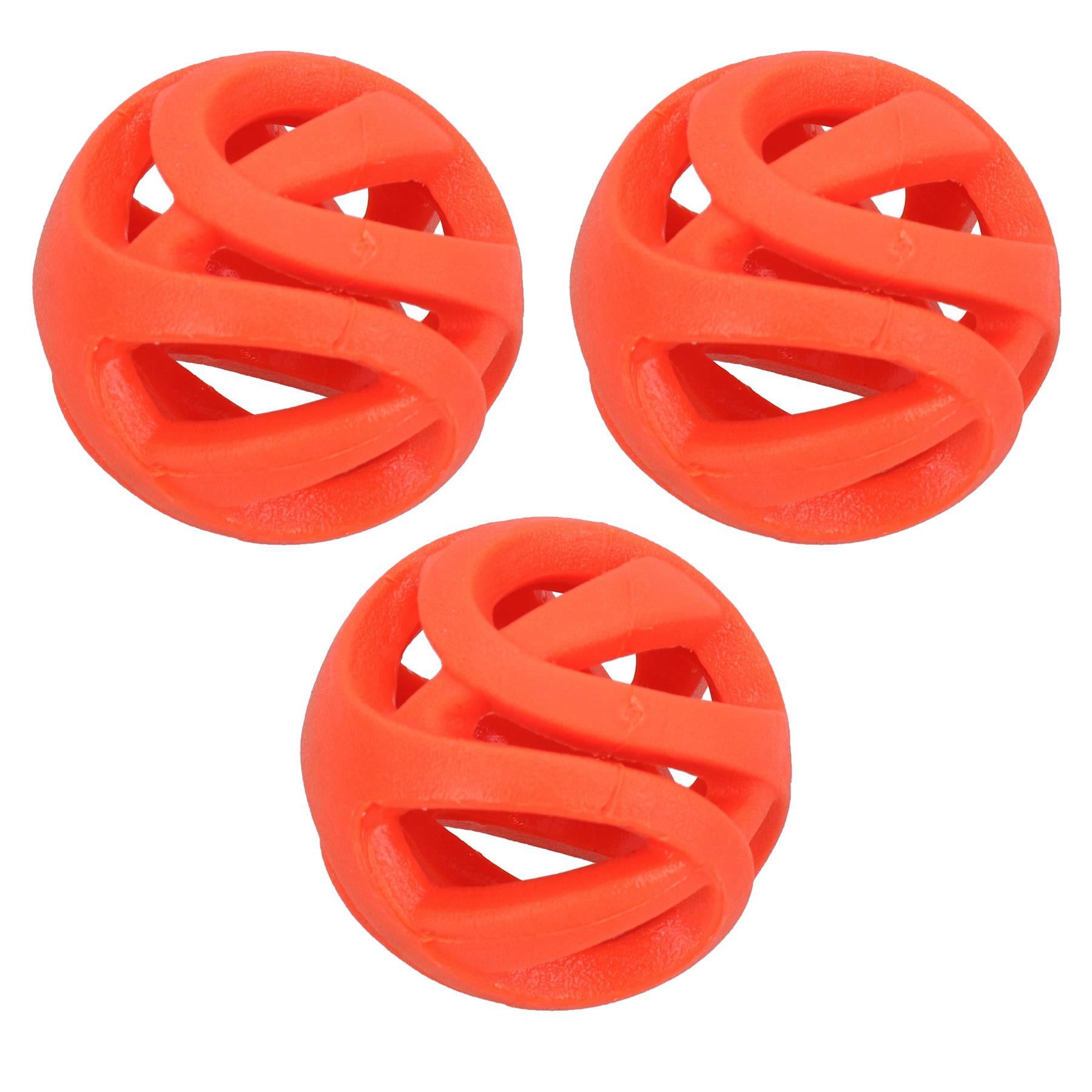3PK Breathe Right Fetch Ball Dog Chuck Fetch Play Time Large 7.3cm ...