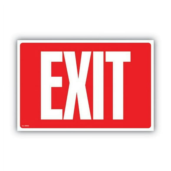 Exit Signs in Safety Signs - Walmart.com