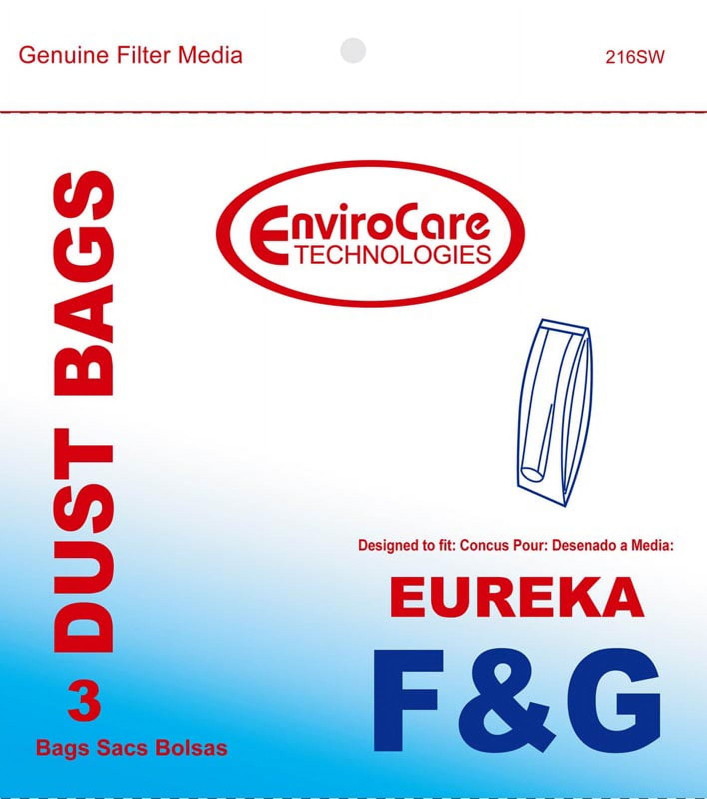 3PK, Compatible with Eureka F&G-2 PLY UPRIGHT, PAPER BAGS, 216SW ...