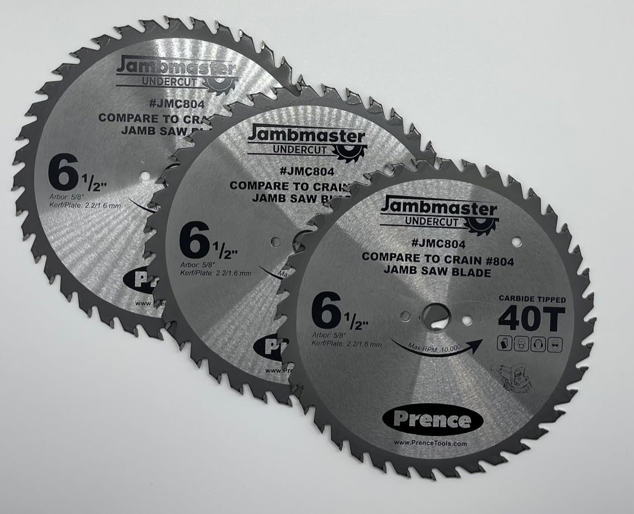 3PK Jambmaster JMC804 Undercut Jamb Saw Blades Comparable to Crain 804 ...