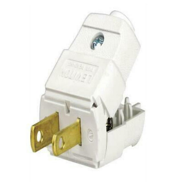 3PK Leviton 036-00101-2WP Polarized Light Duty 2-Wire Plug, 15Amp ...