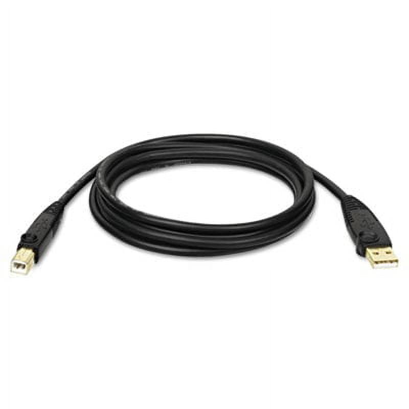 3PK Tripp Lite USB 2.0 A/B Cable (M/M), 15 ft, Black (U022015 ...