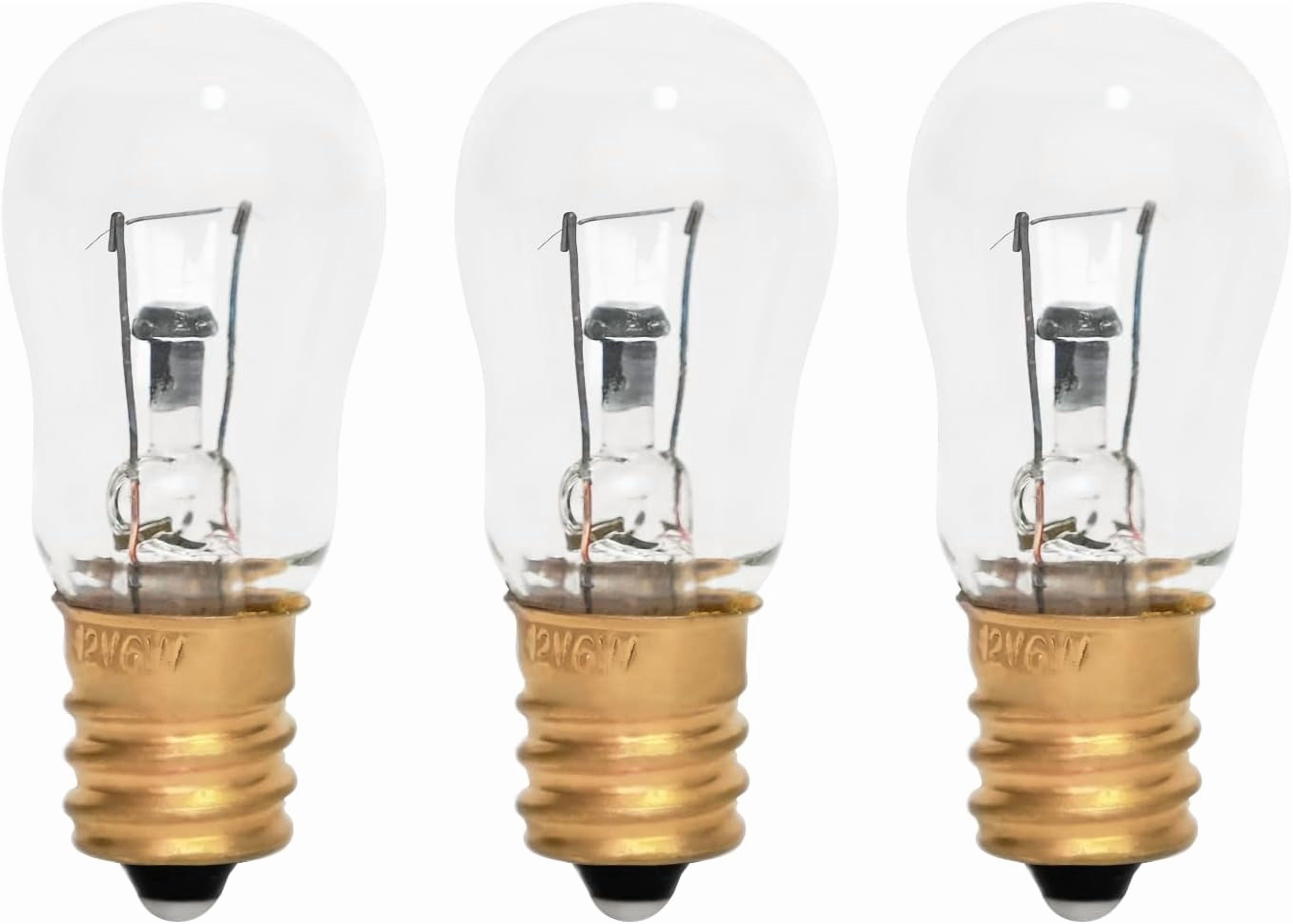 3PK-WR02X12208 Compatible GE 12V, 6W Refrigerator Dispenser Light Bulb ...