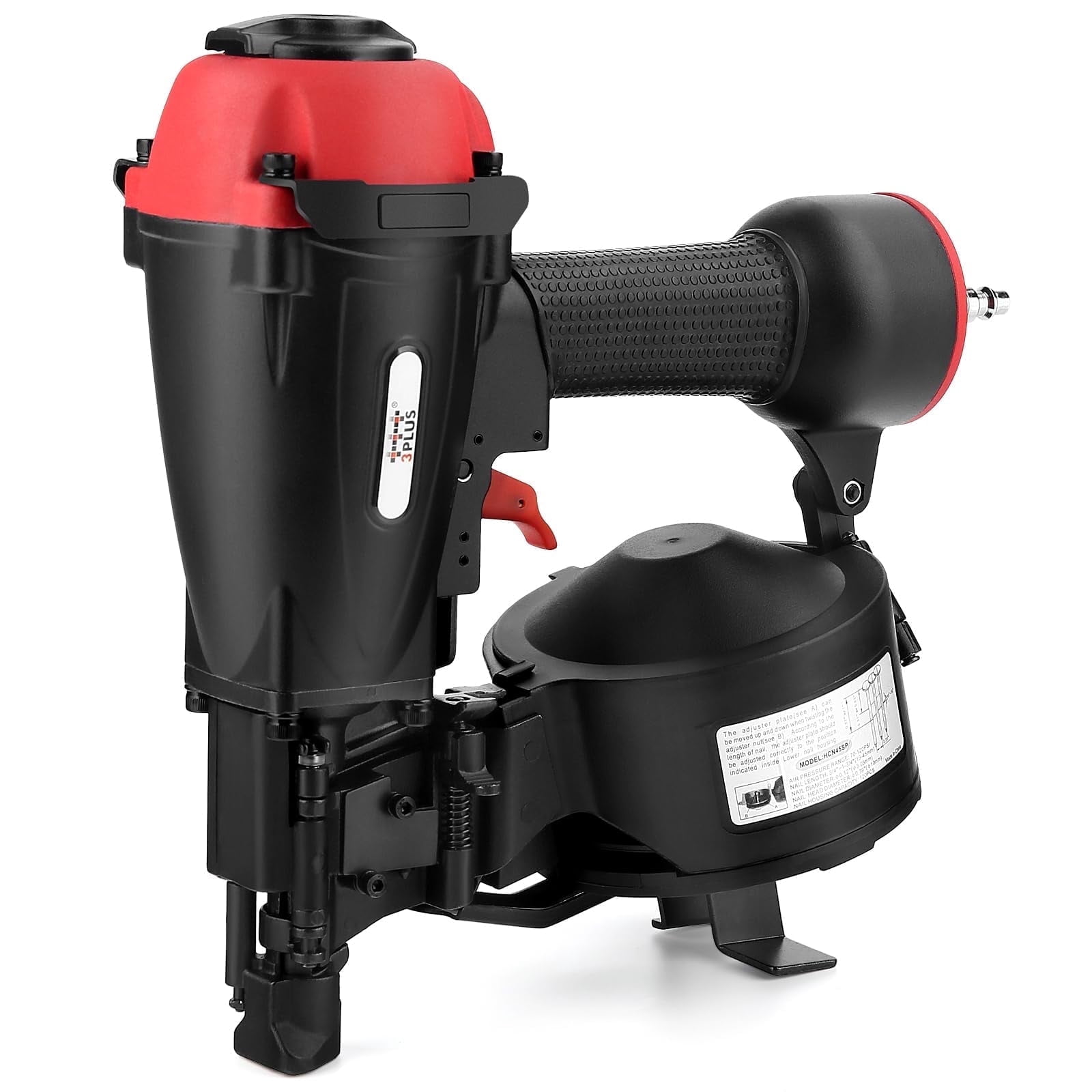 3Plus, Roofing Nailer, HCN45SP, 11 Gauge 15° Coil Roofing Gun - Walmart.com