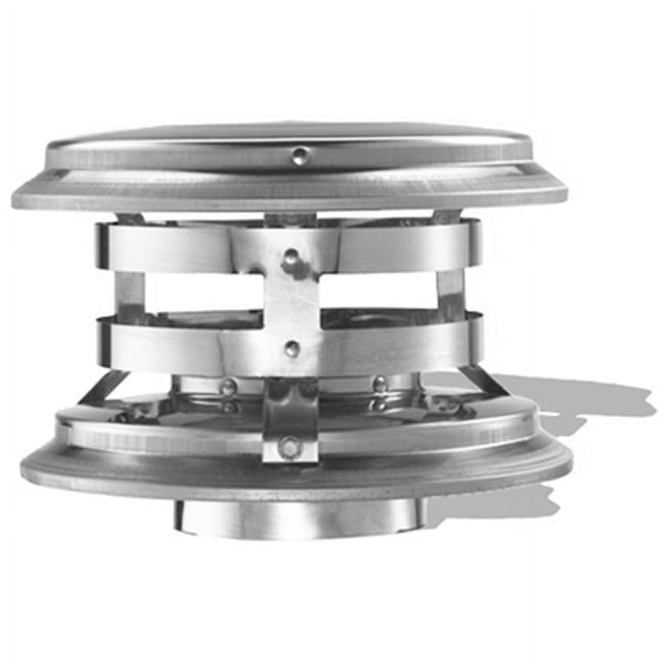 3PVL-VCR 3 in. Pellet Vent Vertical Cap, Round - Walmart.com