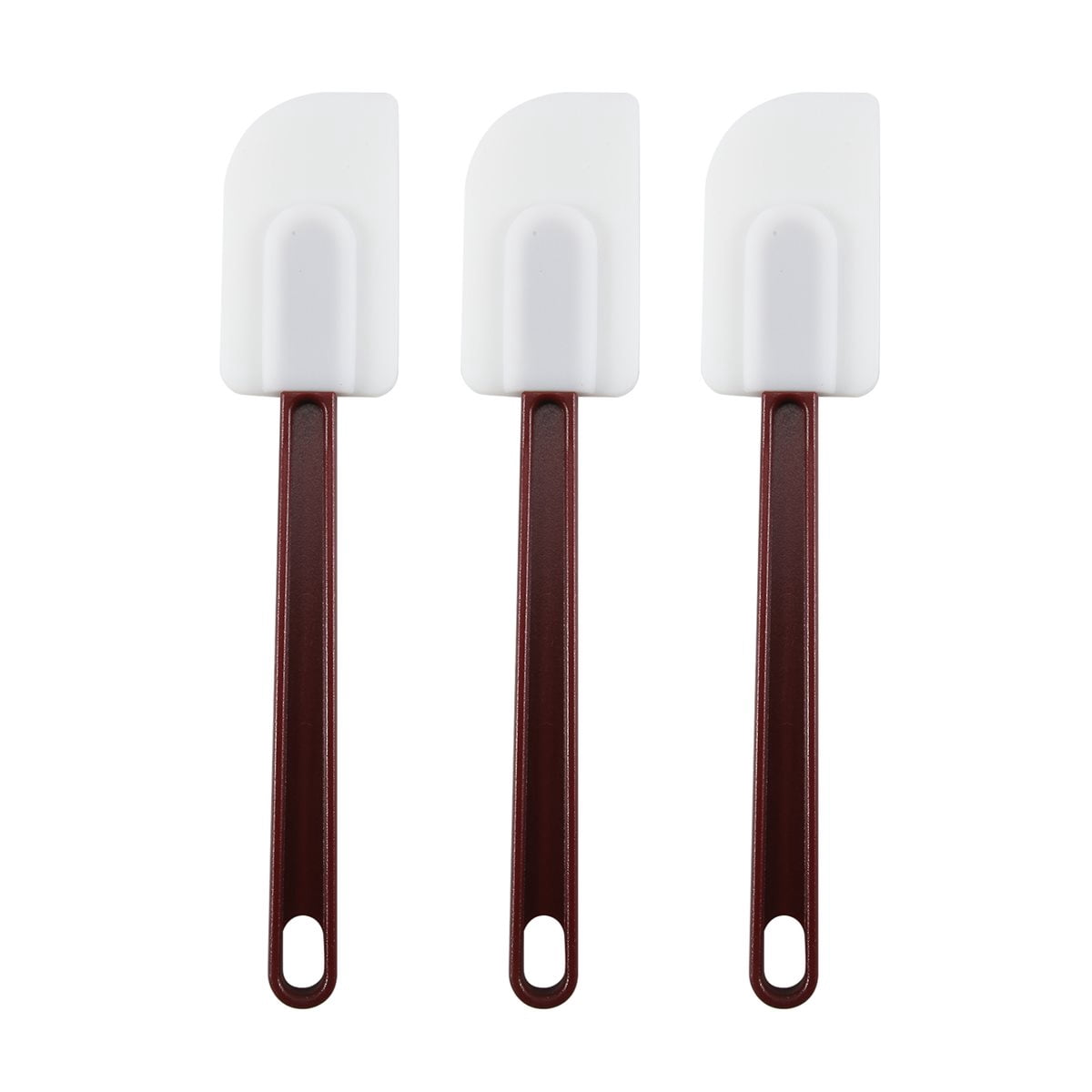 3Pack 10 Inch Silicone Heat Resistant Spatula Rubber Scraper Kitchen ...