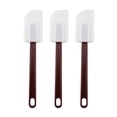 3Pack 10 Inch Silicone Heat Resistant Spatula Rubber Scraper Kitchen ...