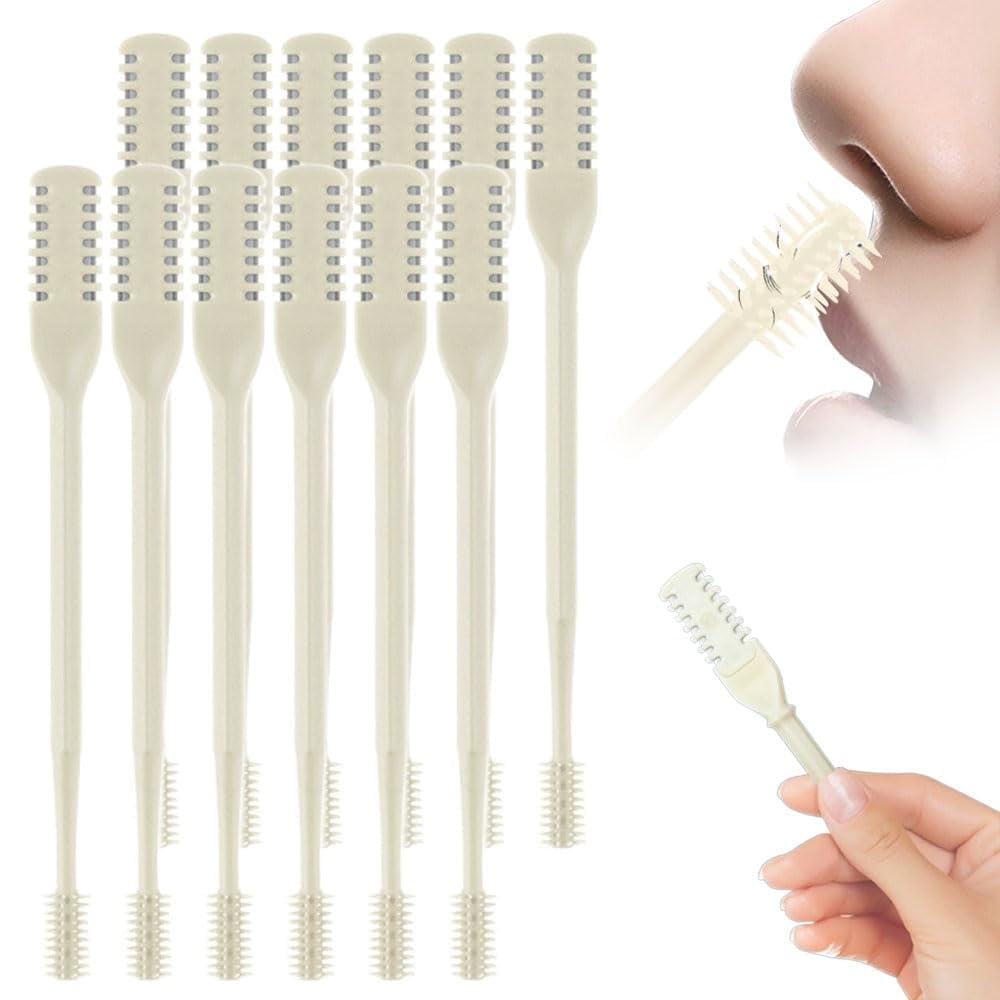 3Pack 2-in-1 Nasal Hair Cutter for Women Men, 2026 Upgraded Manual 360 ...