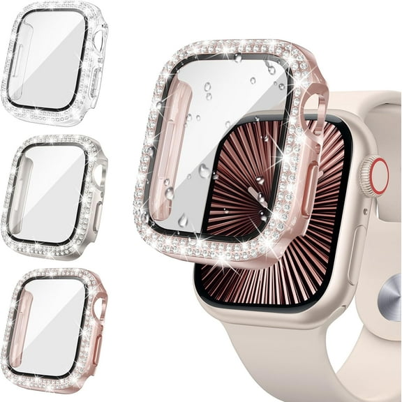 [3Pack for Apple Watch Screen Protector Case Series 9 8 7 45mm ...