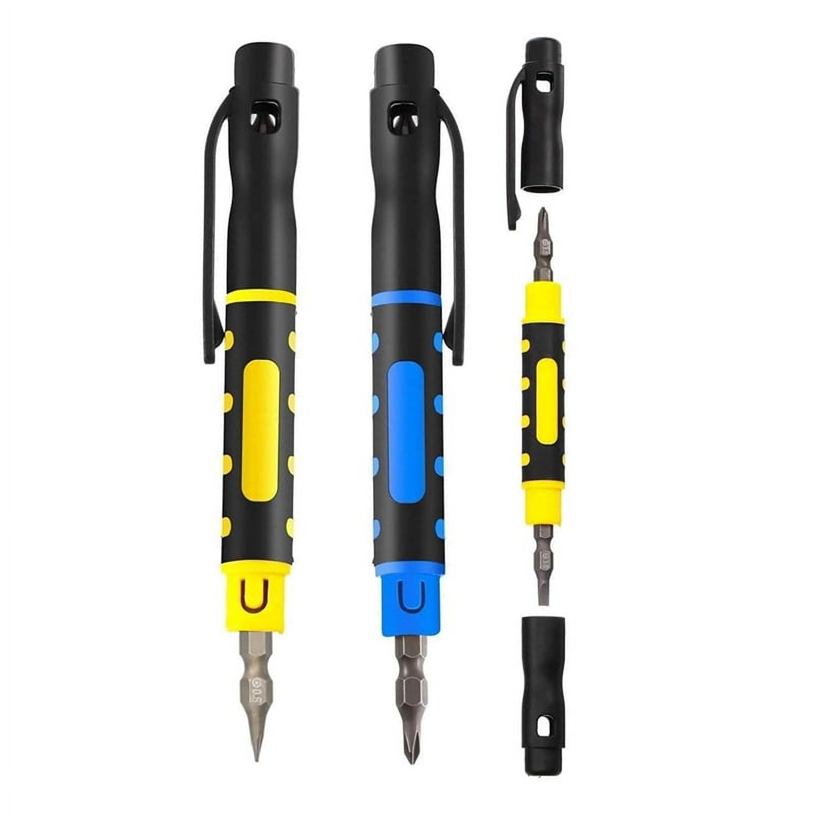 3Pack 4 in 1 Pocket Screwdriver Portable Multi-Purpose Screwdriver ...