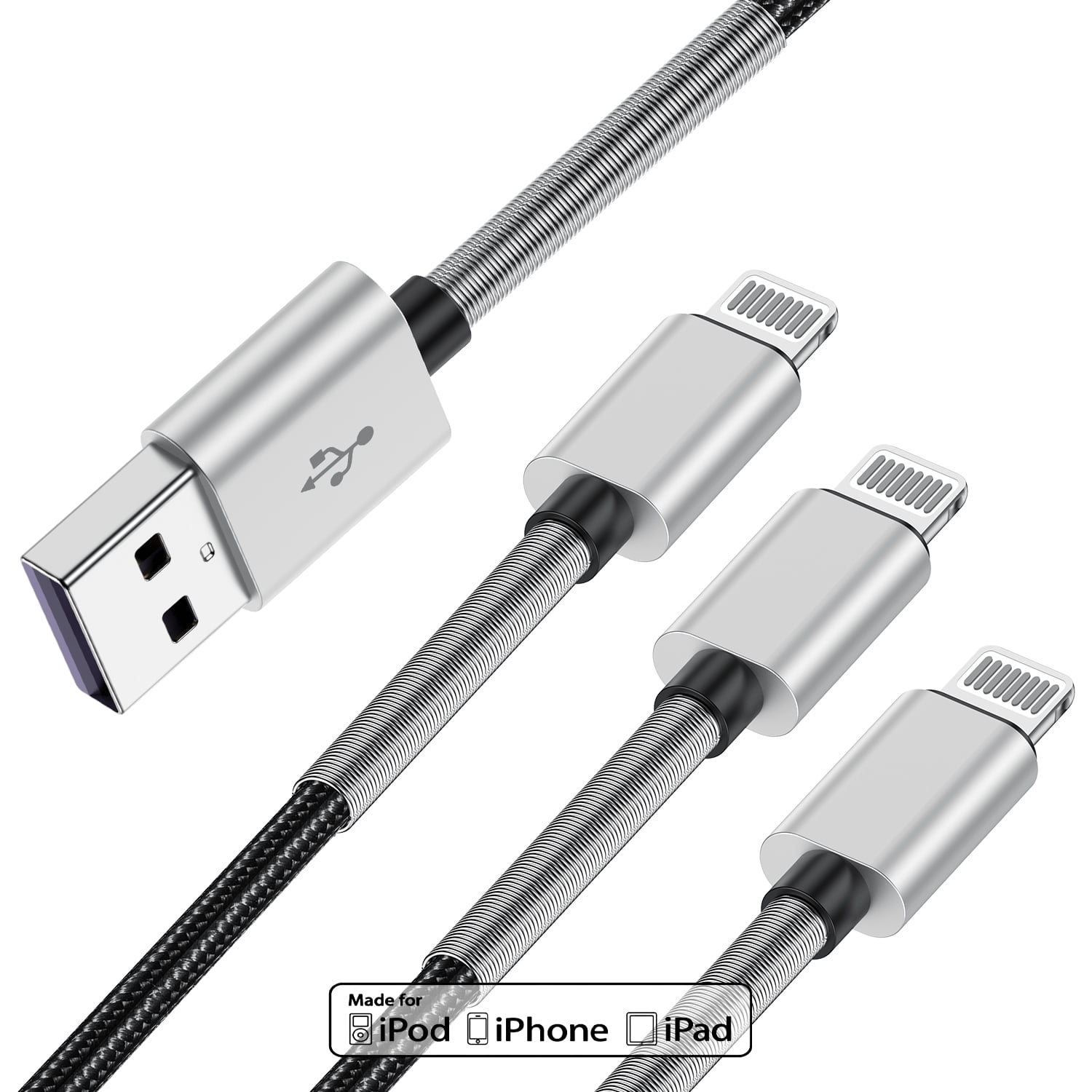 3Pack 6.6ft iPhone Charger, MFi Certified, Fast Charging for iPhone 14/ ...