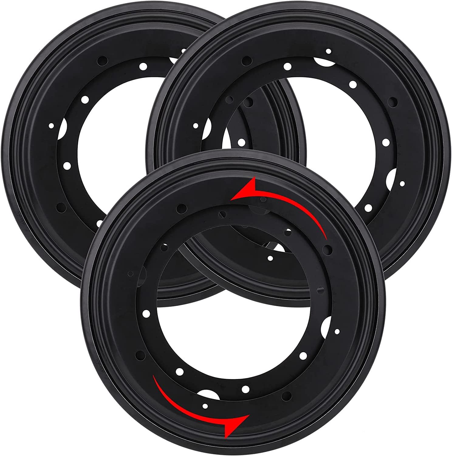 3Pack 9 inch Round Lazy Susan Turntable Bearing Plate 5/16inch Thick ...