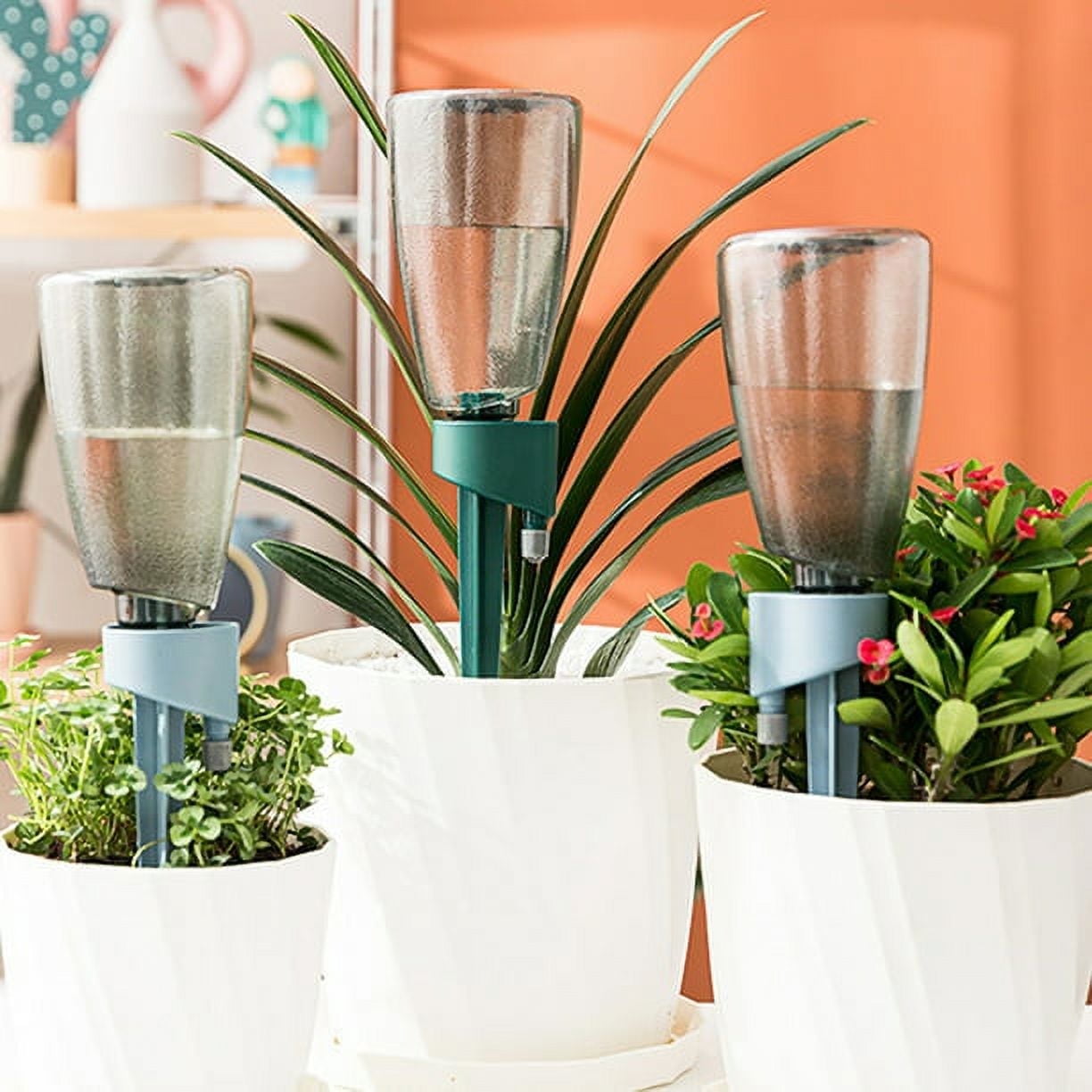 3Pack Adjustable Self Watering Spikes,Auto Drippers Irrigation System ...