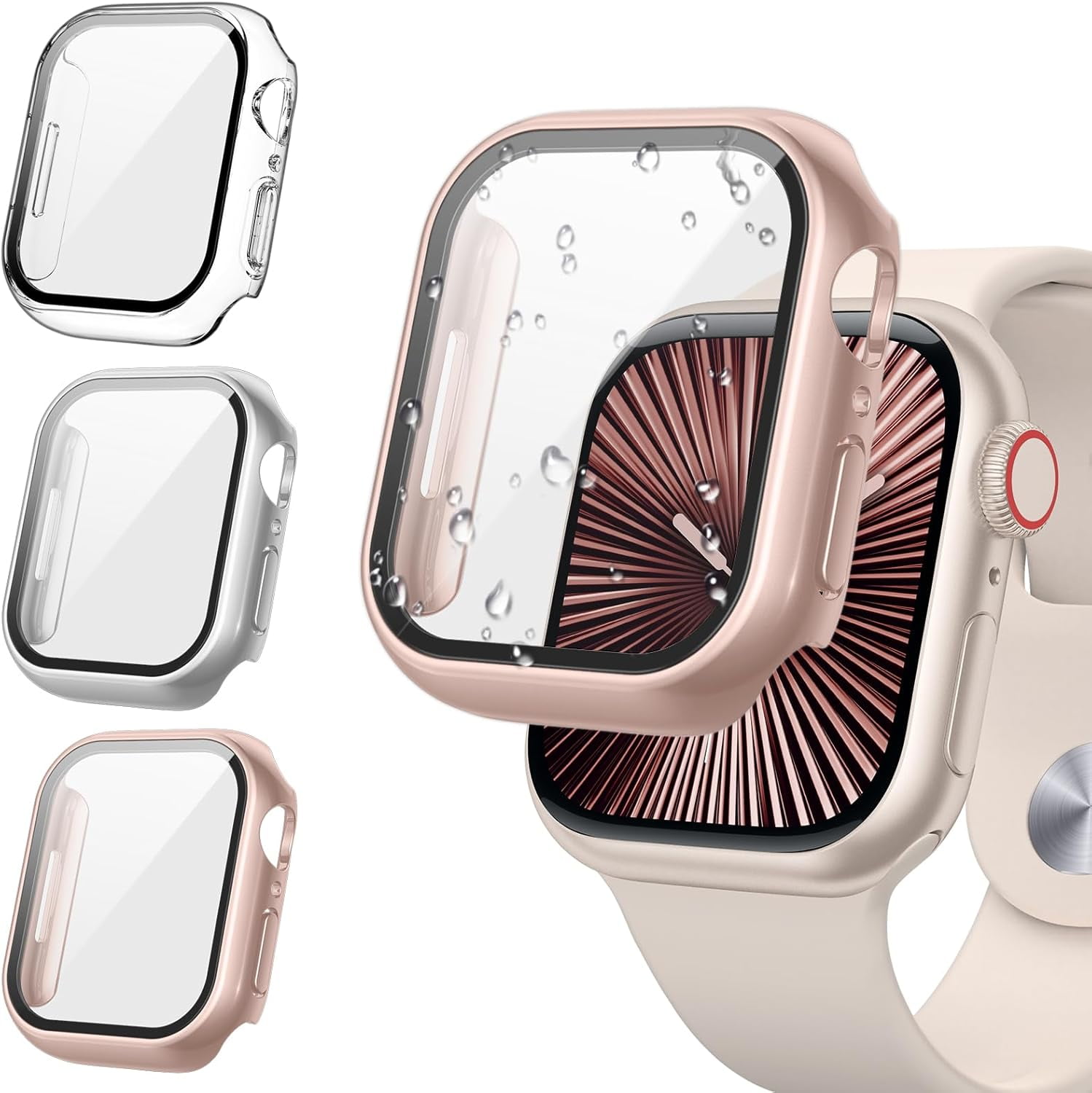 [3Pack for Apple Watch Screen Protector Case Series 10 42mm, iWatch ...