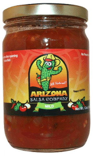 Arizona All Natural Mild Salsa with Seven Different Peppers, Thick and ...