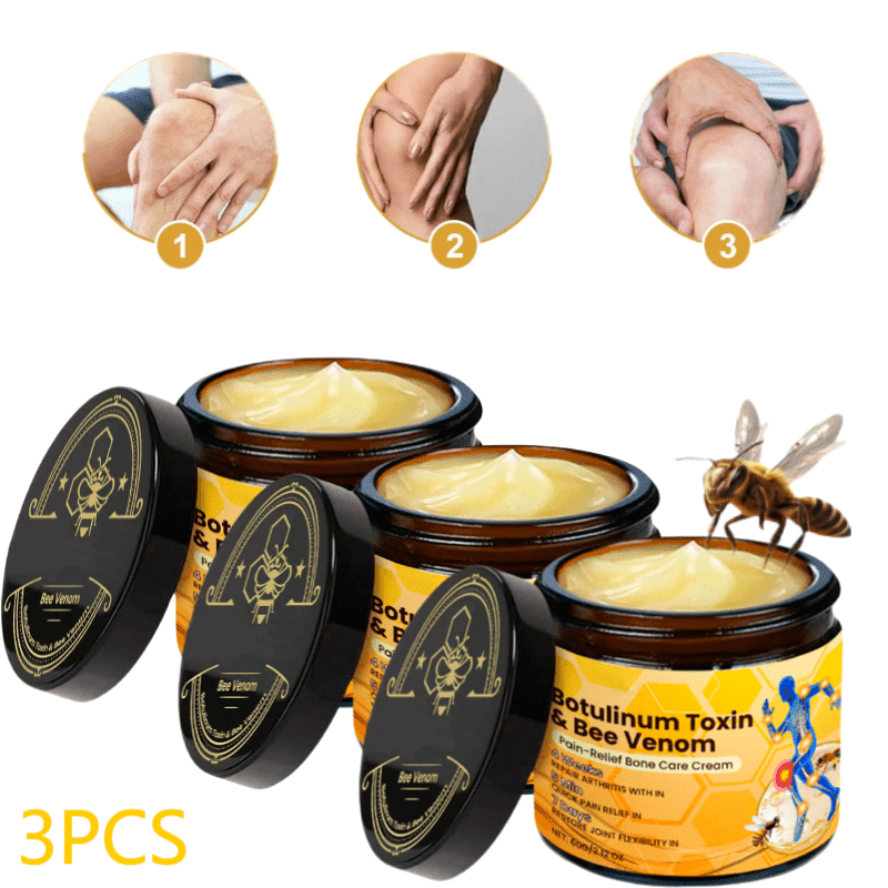 3Pack Botulinum Toxin & be®e v®Enom Cream, Pain-Relief Bone Healing ...