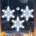 3Pack Christmas Window Lights Decorations with Timer,Battery Powered ...