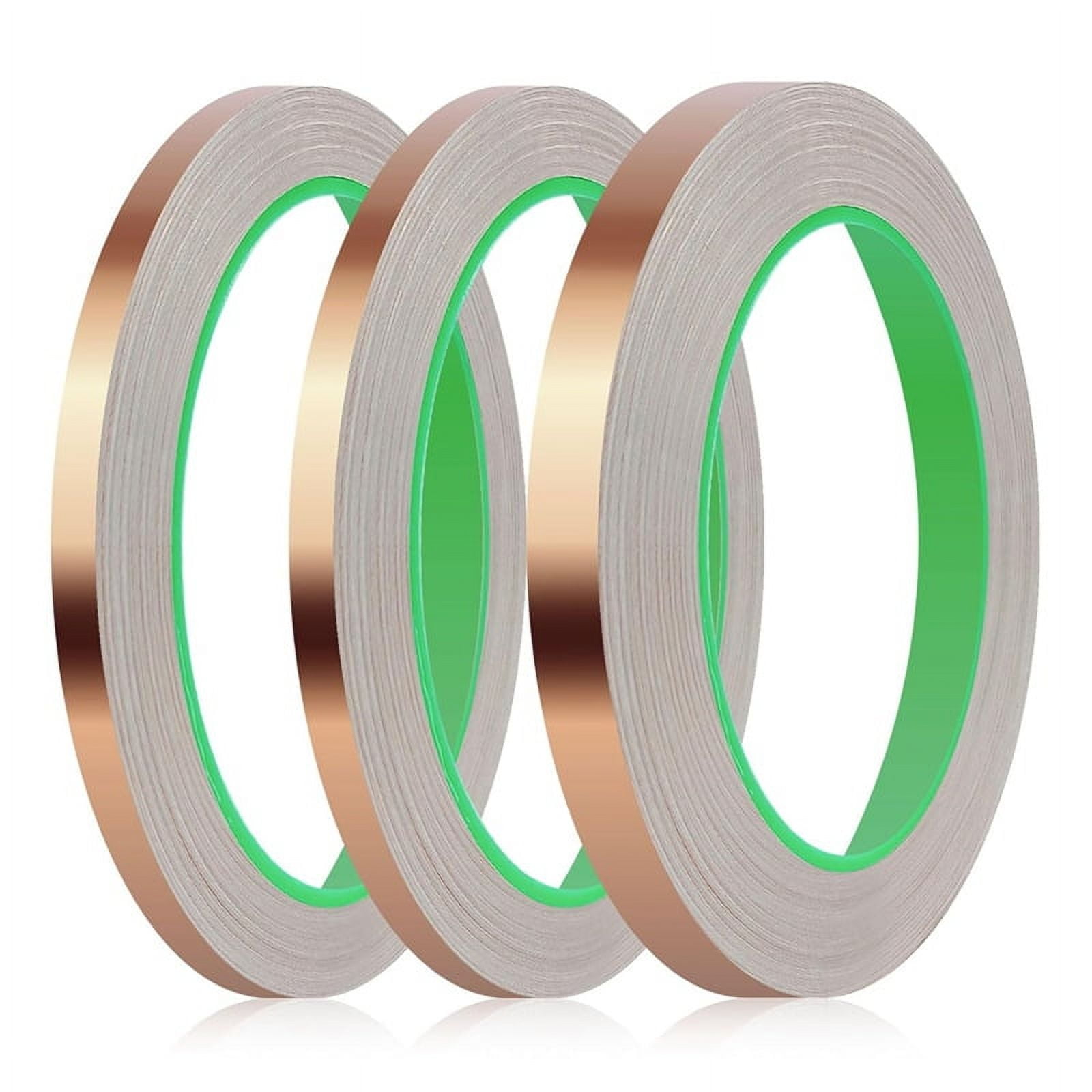 3Pack Copper Foil Tape,Double-Sided Conductive Copper Tape Adhesive for ...