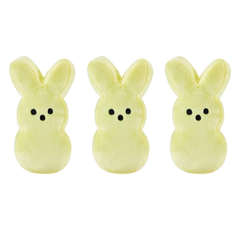3Pack Cute Animal Star Carrot Peep Bunny Doll, Easter Animal Bunny ...