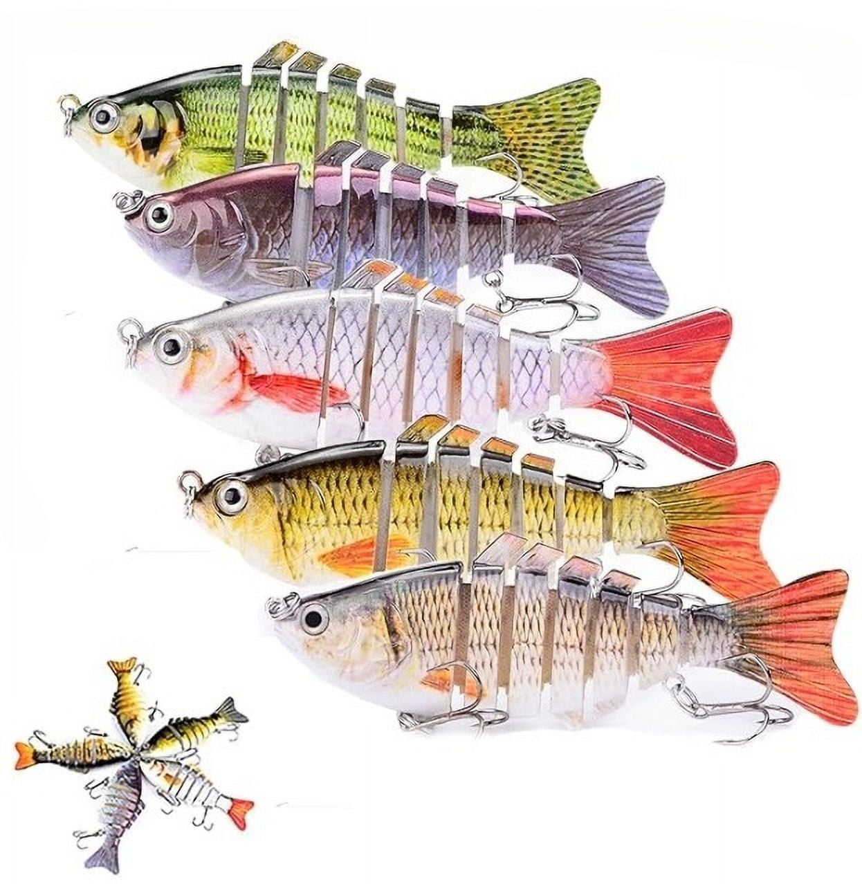 5Pack Fishing Gear - Bionic Swimming Bait, Bionic Swimming Bait ...