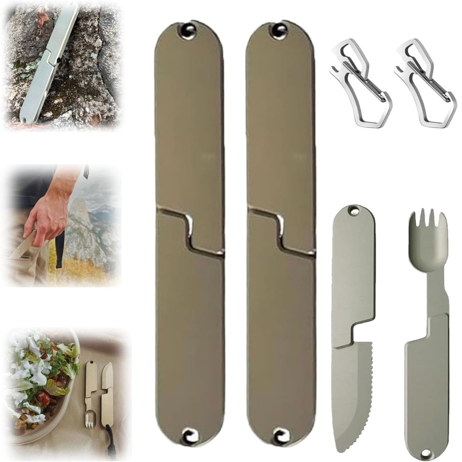 3Pack Lucaya Kopak Utensil Set,Camping Eating Utensils Set,Travel ...