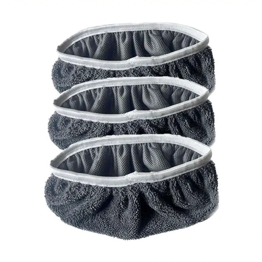 3Pack Microfiber Mop Cloth, Reusable Washable Mop Pads, Floor Cleaner ...