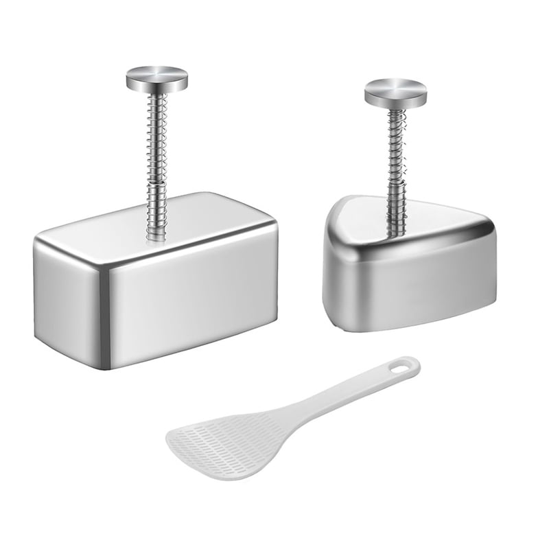 3Pack Onigiri Mold Stainless Steel, Musubi Mold Rice Mold Kit, Maker ...