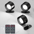 3Pack Operated Wall Sconce, 3 Color Modes 3 Brightness Levels 360 ...