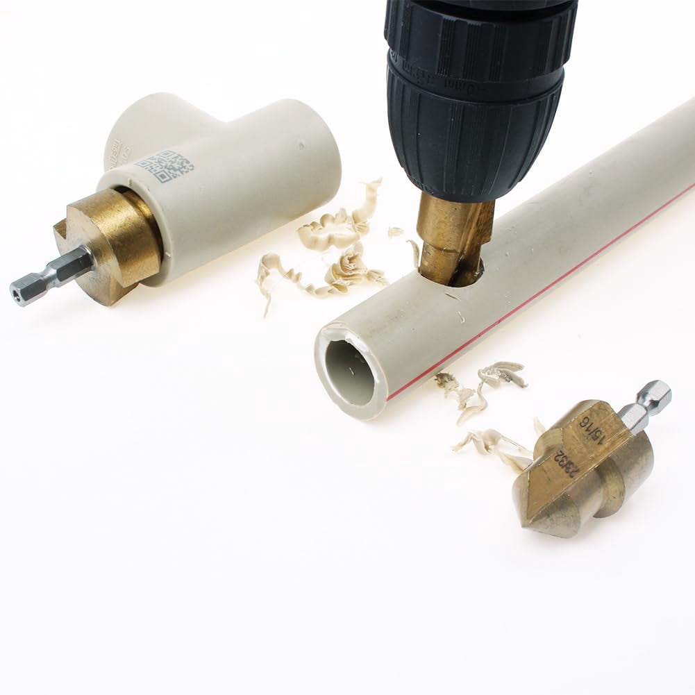 3Pack PPR Lifting Stepped Drill Bit Reamer Drill for Water Pipe Tube ...