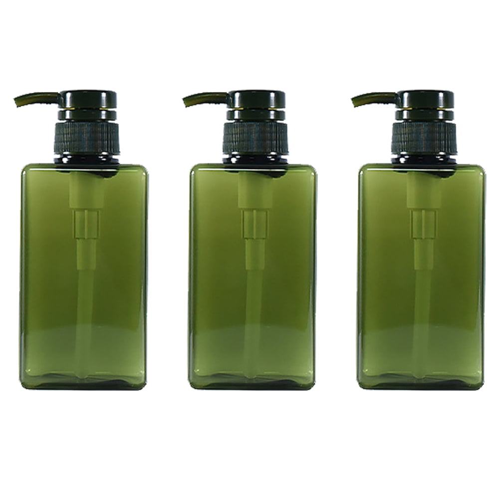 3Pack Refillable Shampoo and Conditioner Bottles, 150ml Plastic Pump ...