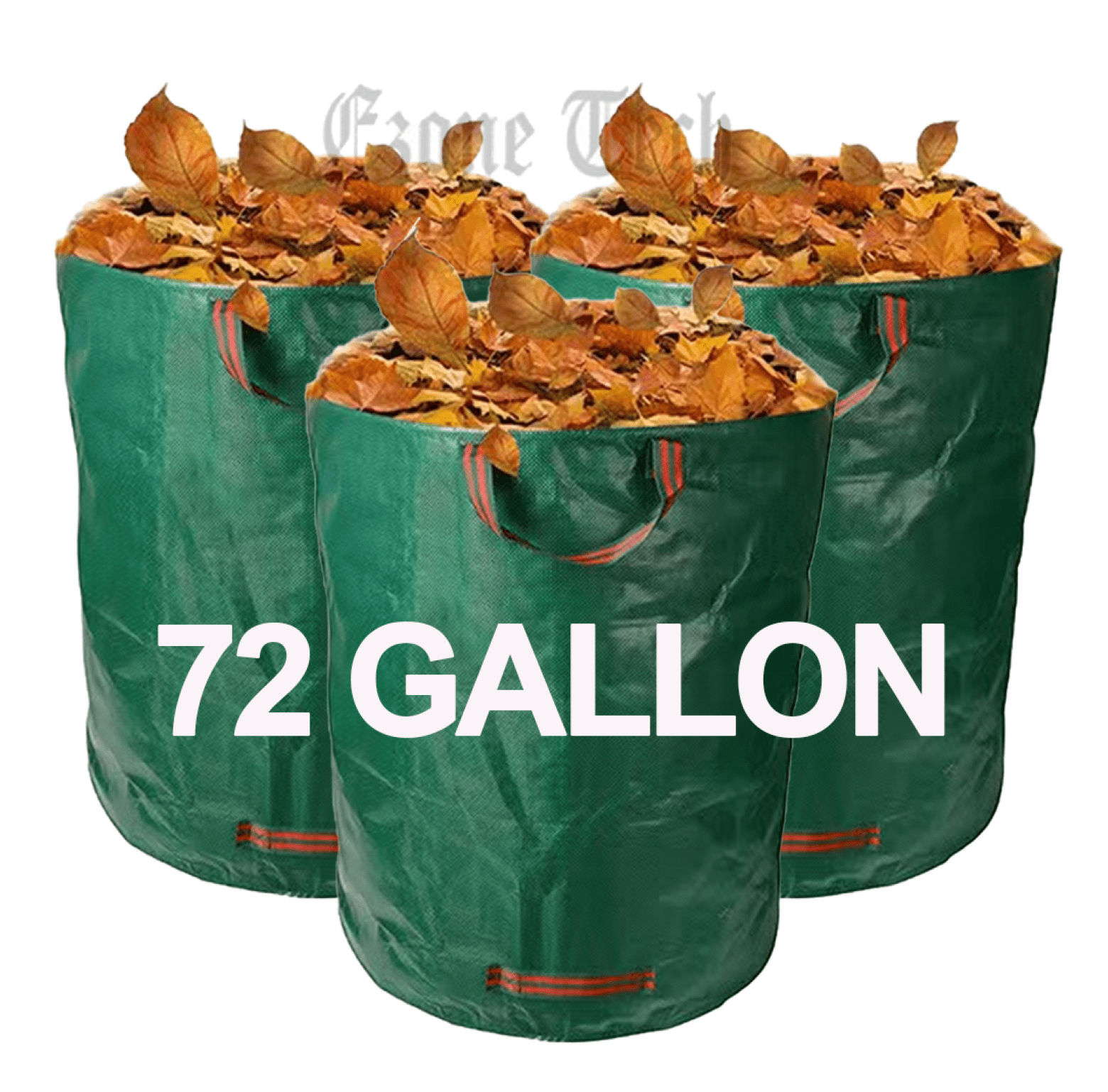 Garden Debris Bags 72 Gallon Garden Tote Bag - Reusable Heavy Duty ...