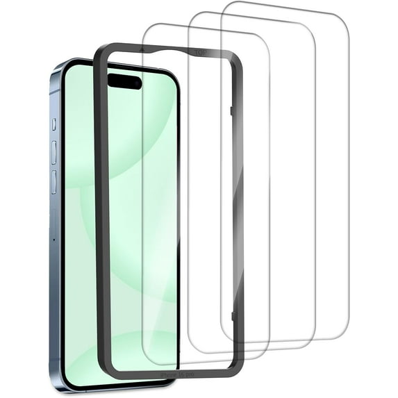 3Pack Screen Protector for iPhone 16 Pro with Installation Frame, Anti ...