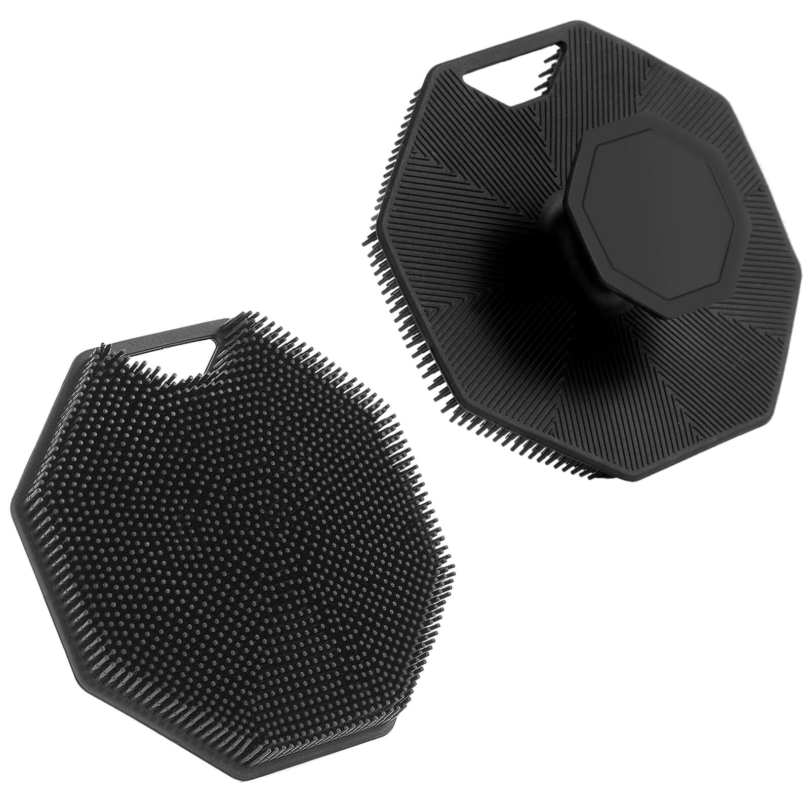 3Pack Silicone Body Scrubber, Body Buffer Exfoliating Brush with ...