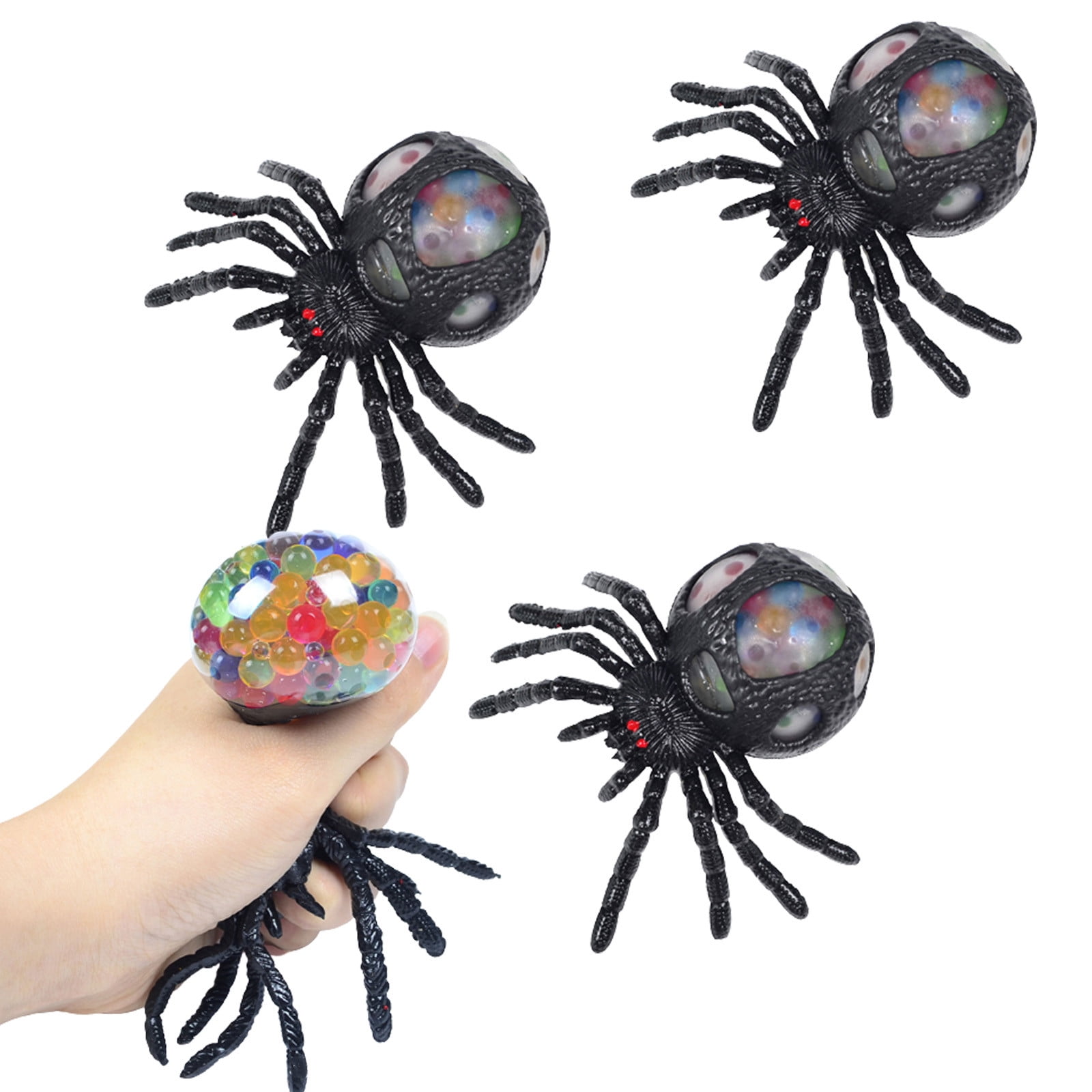3Pack Spider Vent Stress Ball- Pressure Hand Exercise Vent Ball For ...