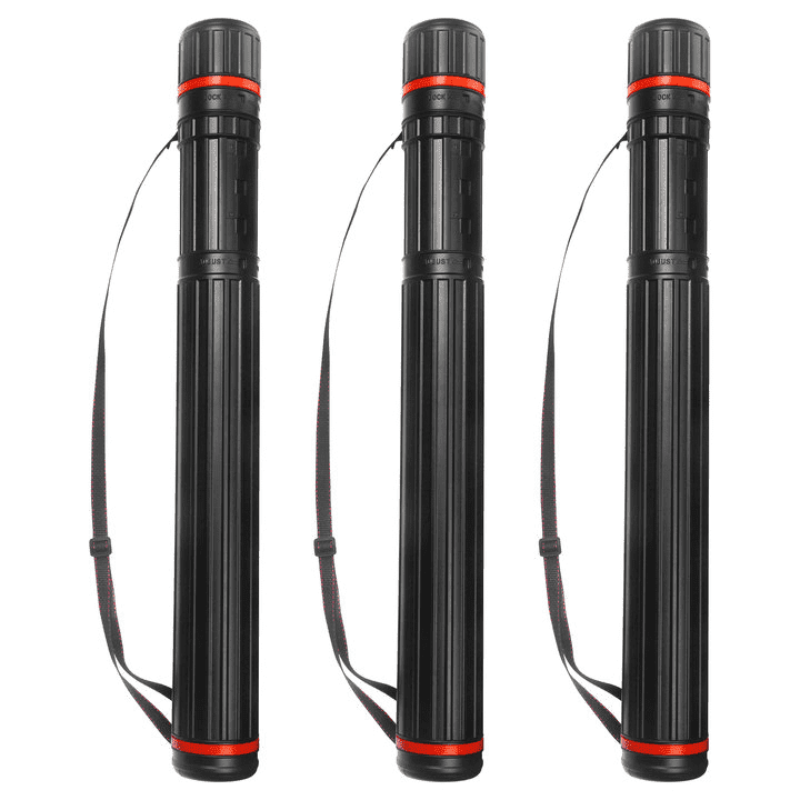 3Pack Telescoping Poster Tube Extendable from 25” to 43” for Carry ...